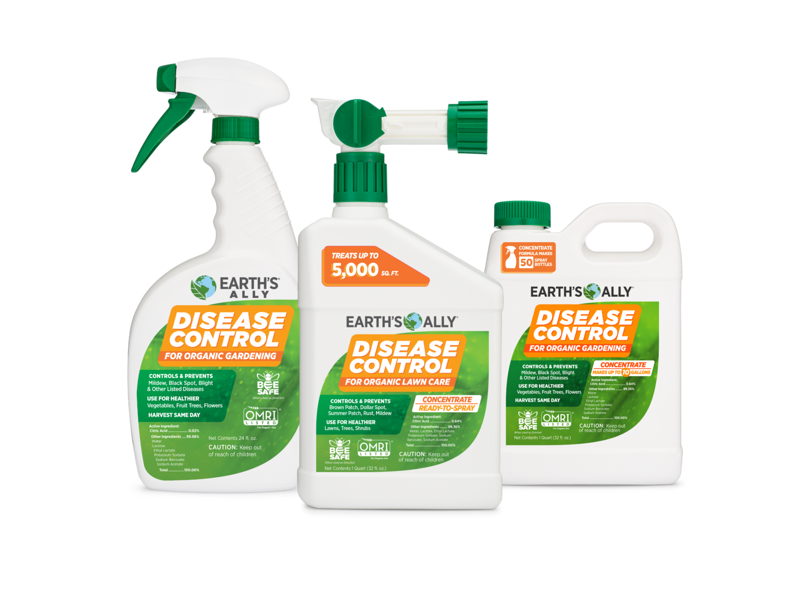 Labels & SDS Sheets - Earth's Ally